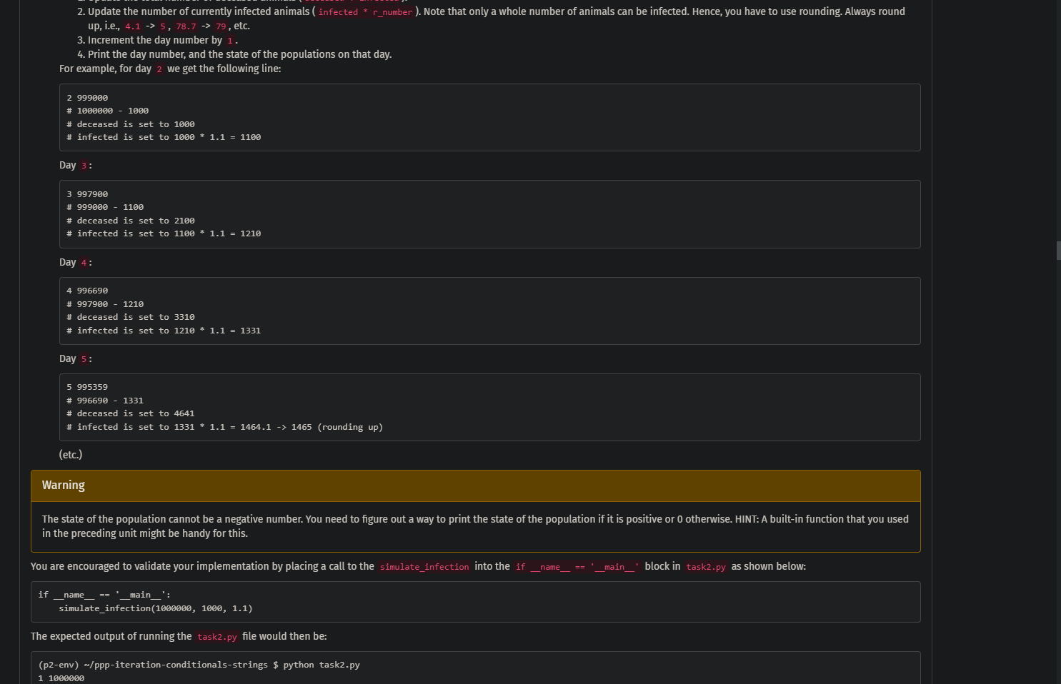 Solved Infection Report We would like to analyze the effects | Chegg.com