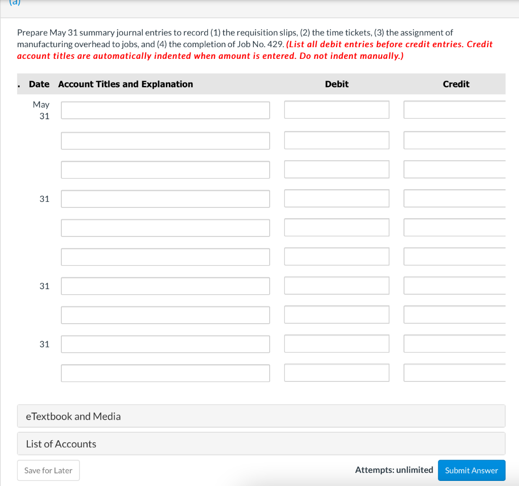 Solved Current Attempt in Progress Oriole Company uses a job | Chegg.com