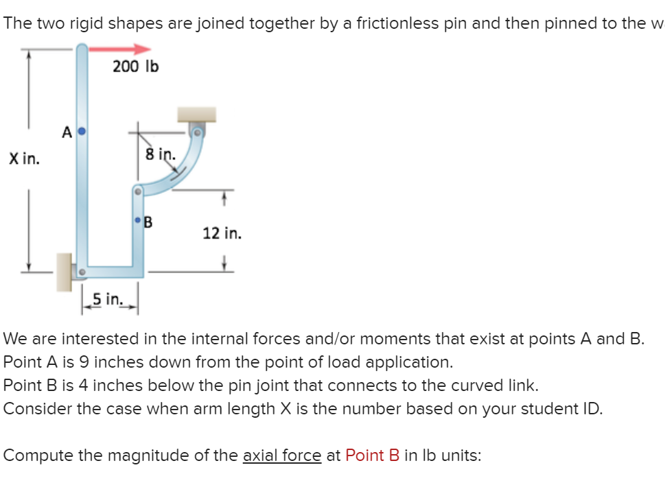 Solved The two rigid shapes are joined together by a | Chegg.com