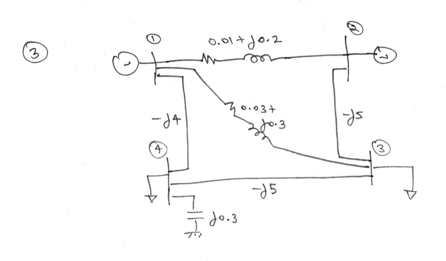 Solved **Find YBus matrices for the following power systems | Chegg.com