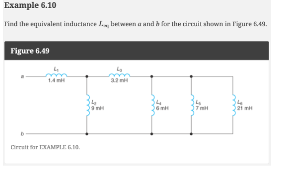 Solved Find the equivalent inductance Leq between a and b | Chegg.com
