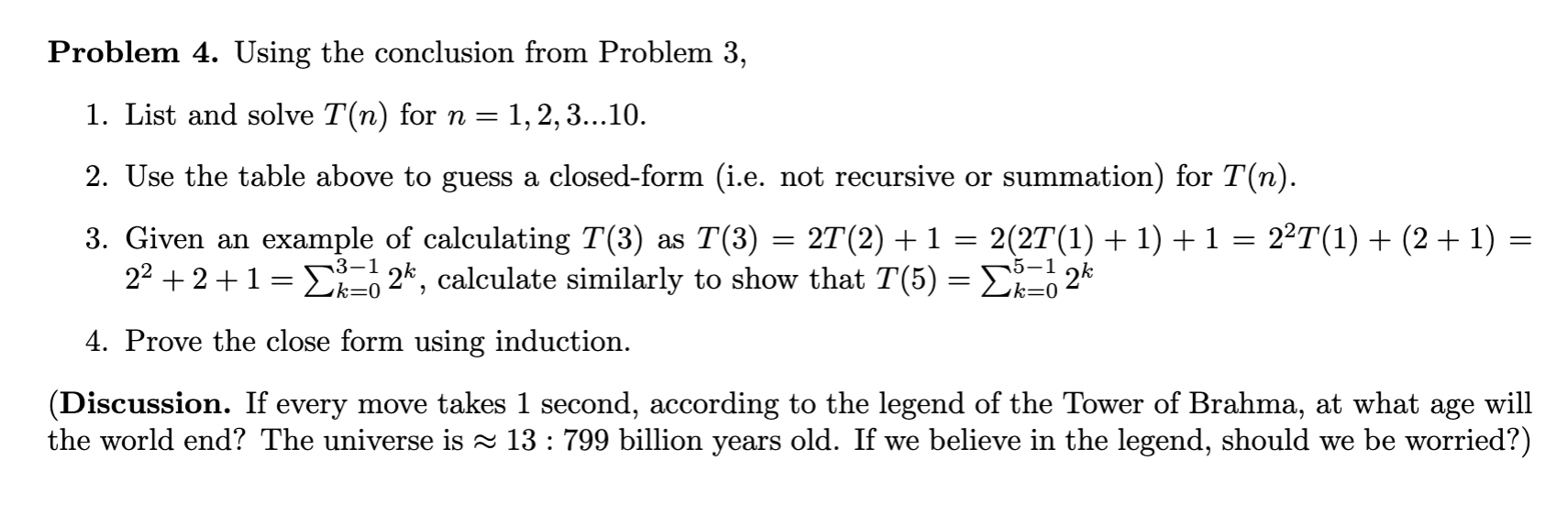 Solved Introduction According to legend, in Brahma there is | Chegg.com