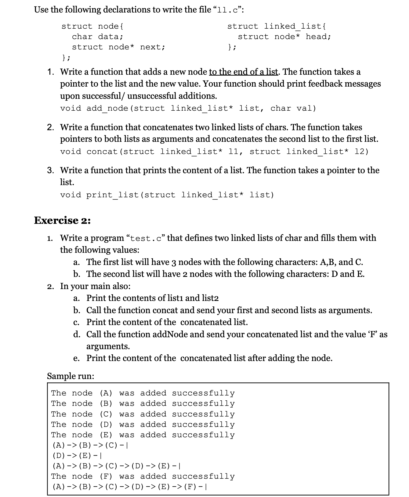 upon successful/ unsuccessful additions. void | Chegg.com