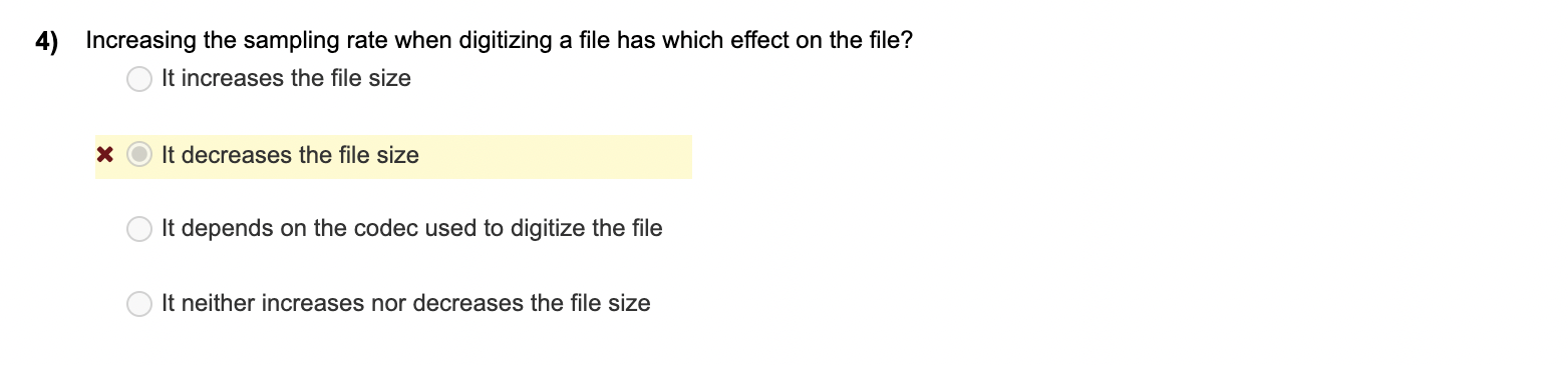 Solved 4) Increasing the sampling rate when digitizing a | Chegg.com