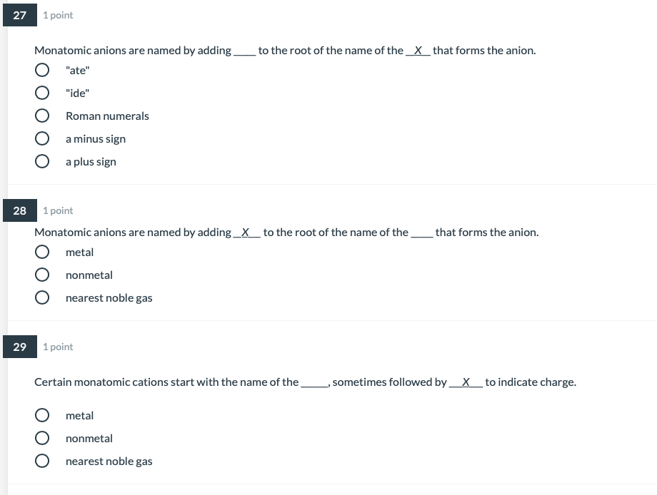 Solved 20 1 point The metals in Group 1A, 2A and some of 3A | Chegg.com