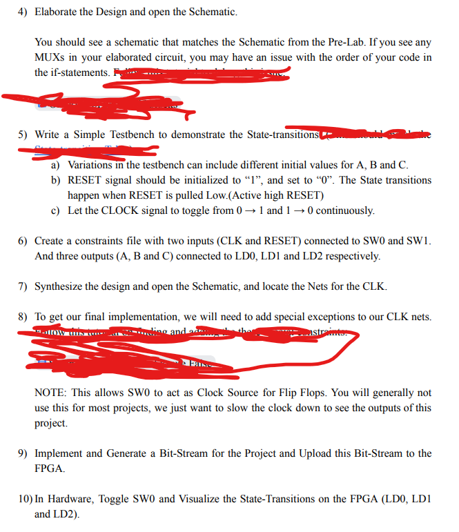 A multiple flip-flop example is shown below: always @ | Chegg.com