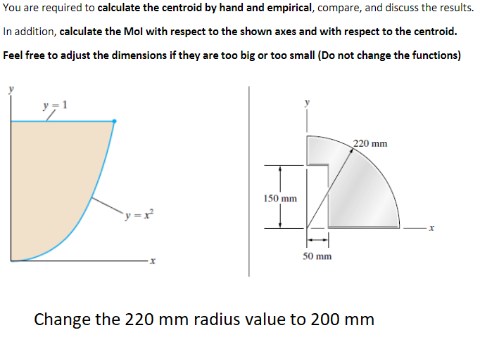 Solved You are required to calculate the centroid by hand | Chegg.com