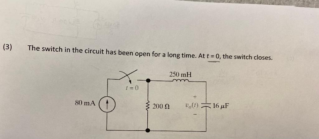 Solved Determine the s domain expression for Vo(s) . | Chegg.com
