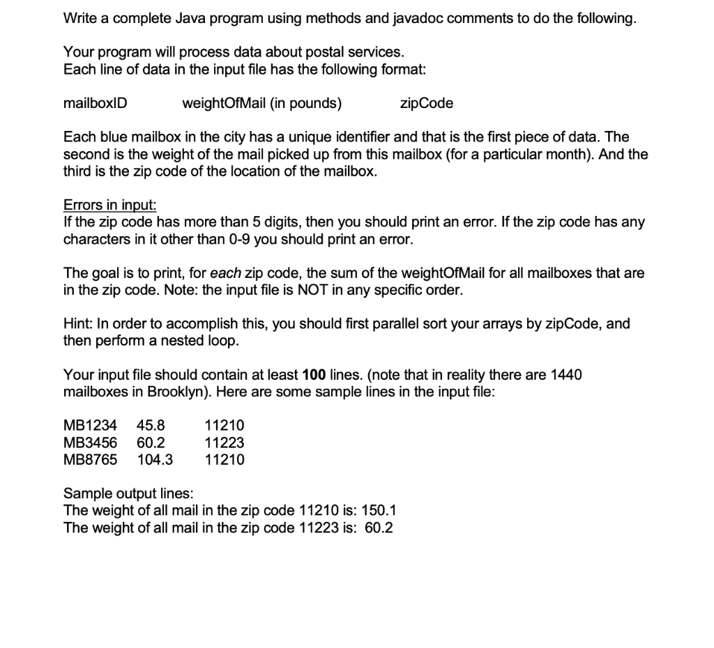 Solved Please use sorting parallel arrays and using nested | Chegg.com Solved Please use sorting parallel arrays and using nested | Chegg.com