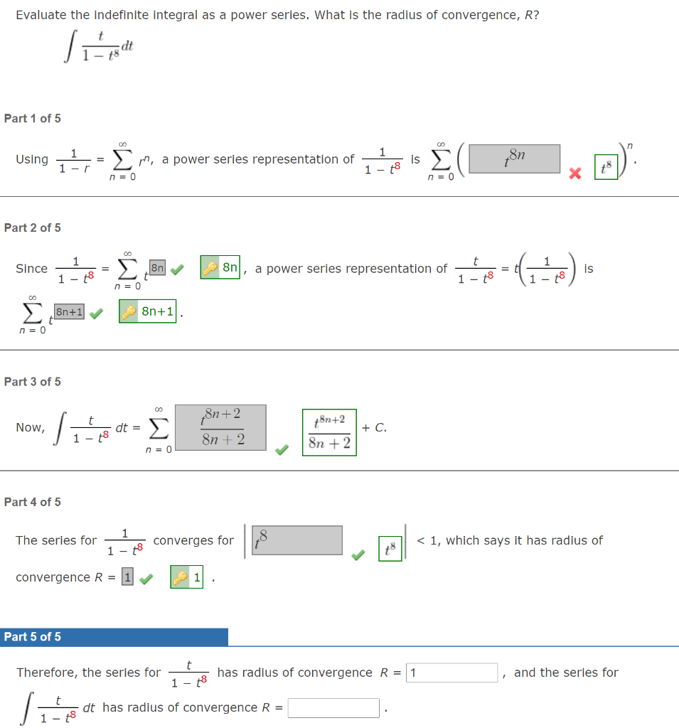 Solved Evaluate the indefinite integral as a power series. | Chegg.com