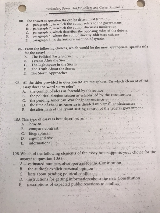 Vocabulary Power Plus for College and Career | Chegg.com