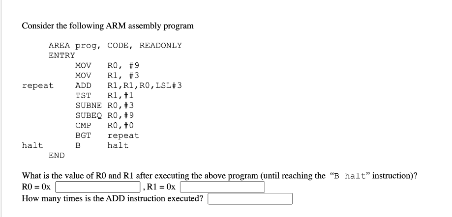 Solved Instead of the counting-down loop used in the program | Chegg.com