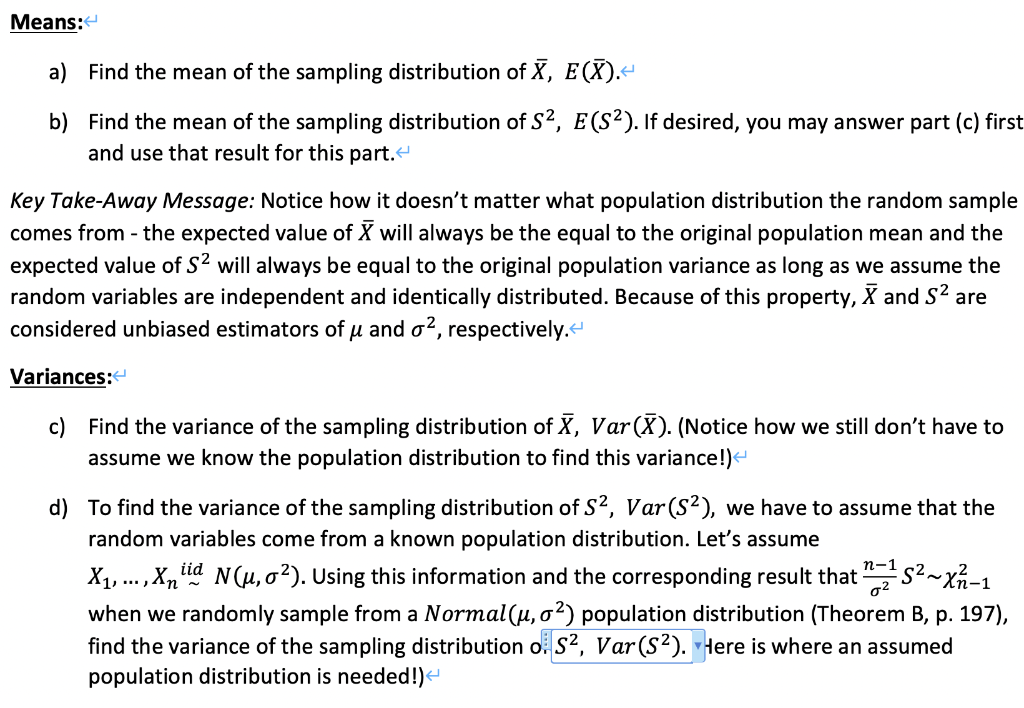 Solved Let X1 Xn Be Independent And Identically