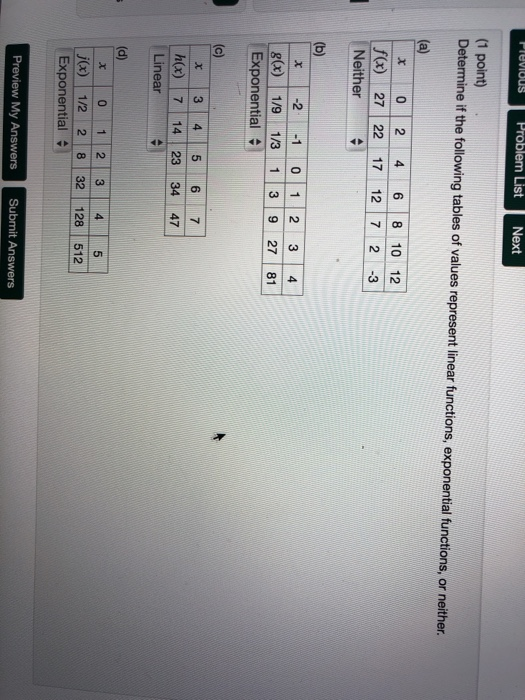 Solved Reviousproblem Listnext 1 Point Determine If The 6906