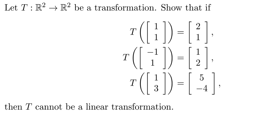 Solved Let : R2 → R2 be a transformation. Show that if 4 | Chegg.com