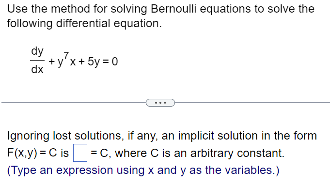 Solved Ignoring lost solutions, if any, an implicit solution | Chegg.com