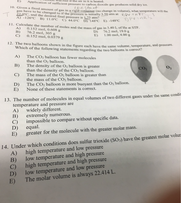 Solved E) Application of sufficient pressure to carbon | Chegg.com