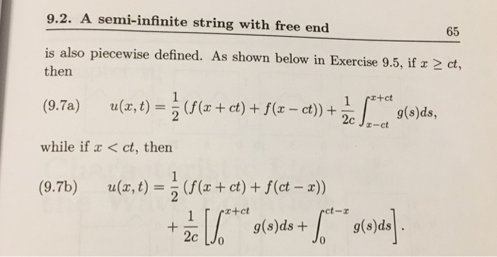 Solved 76 10. Characteristic Lines of the Wave Equation | Chegg.com