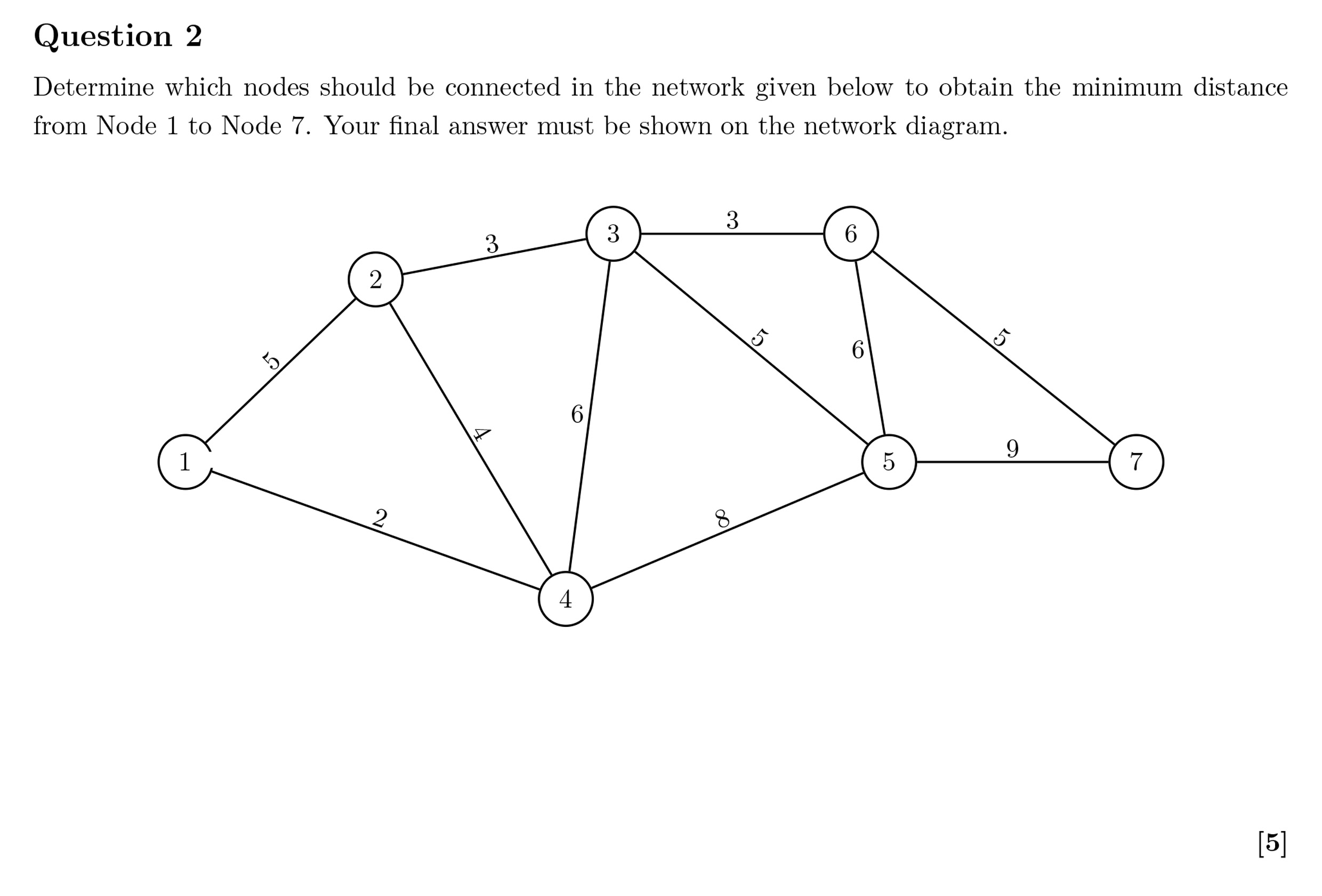 Solved Question 2 ﻿Determine which nodes should be connected | Chegg.com