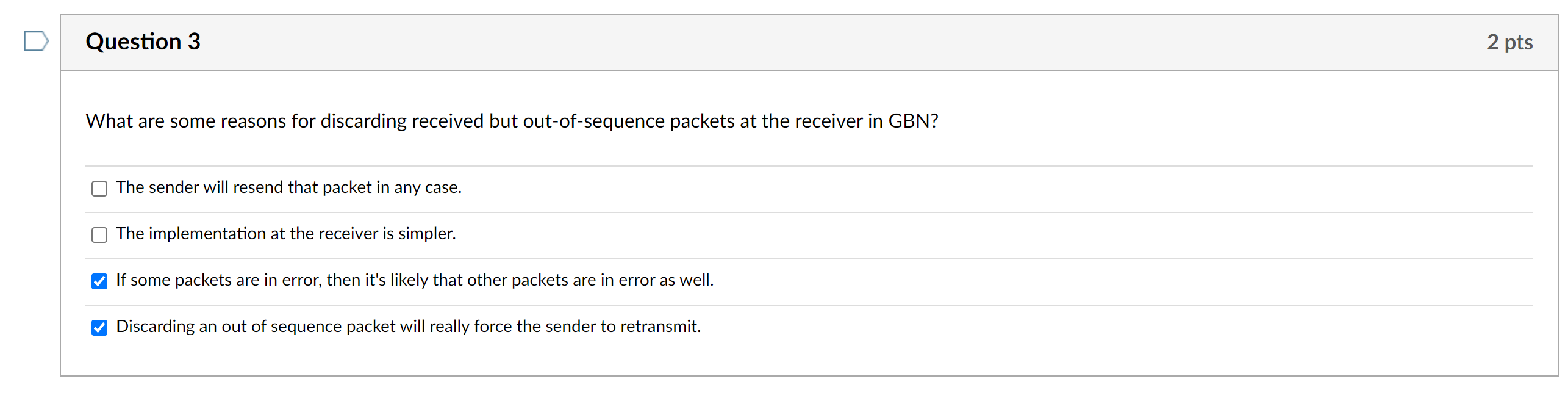 Solved Question 3 2 pts What are some reasons for discarding | Chegg.com