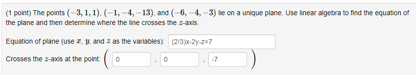 Solved This is Linear Algebra! My equation was wrong. Please | Chegg.com