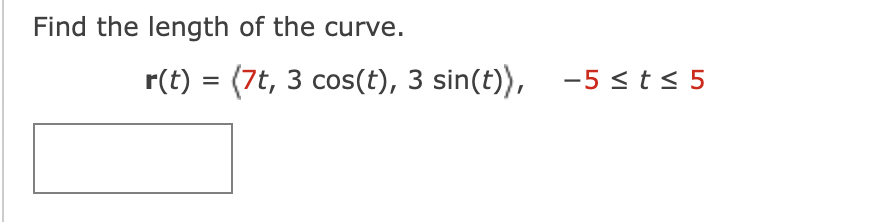 Solved Find the length of the curve. | Chegg.com