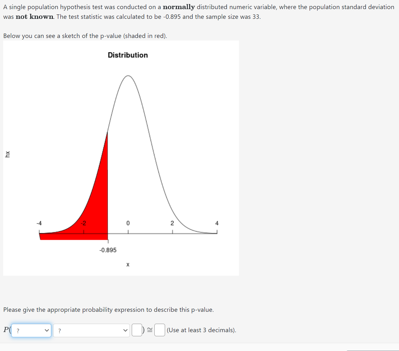 Solved A single population hypothesis test was conducted on | Chegg.com
