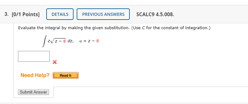 Solved 3. [0/1 Points] DETAILS PREVIOUS ANSWERS SCALC9 | Chegg.com