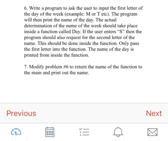 Solved 6. Write a program to ask the user to input the first | Chegg.com