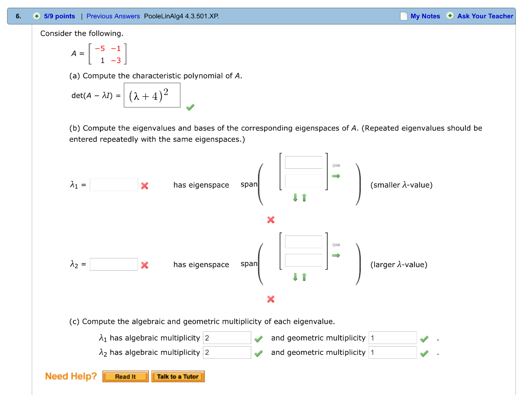 Solved Consider The Following A 5 1 1 3 a Compute Chegg