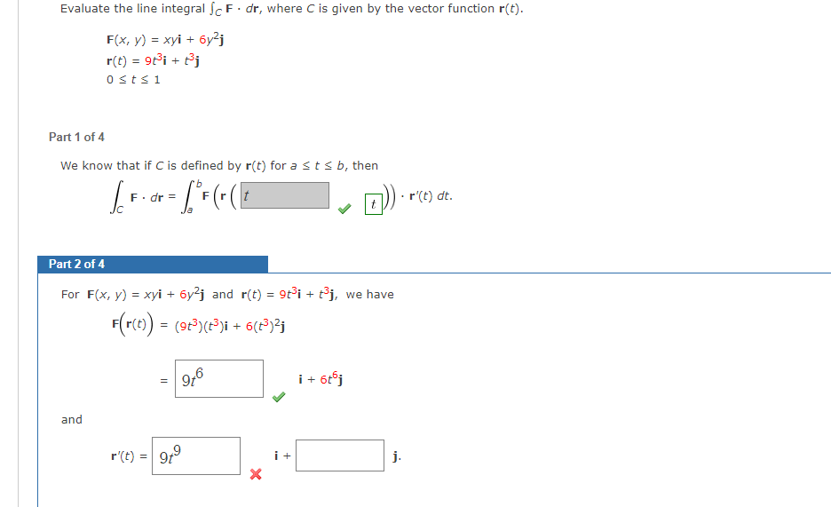 Solved Evaluate the line integral ∫C﻿F*dr, ﻿where C ﻿is | Chegg.com