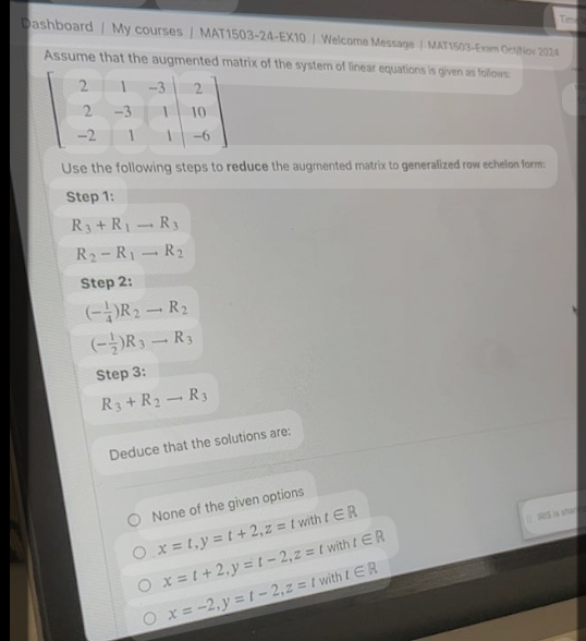 Solved Dashboard ?? My ﻿courses ?? ﻿MAT1503-24-EX10 | | Chegg.com