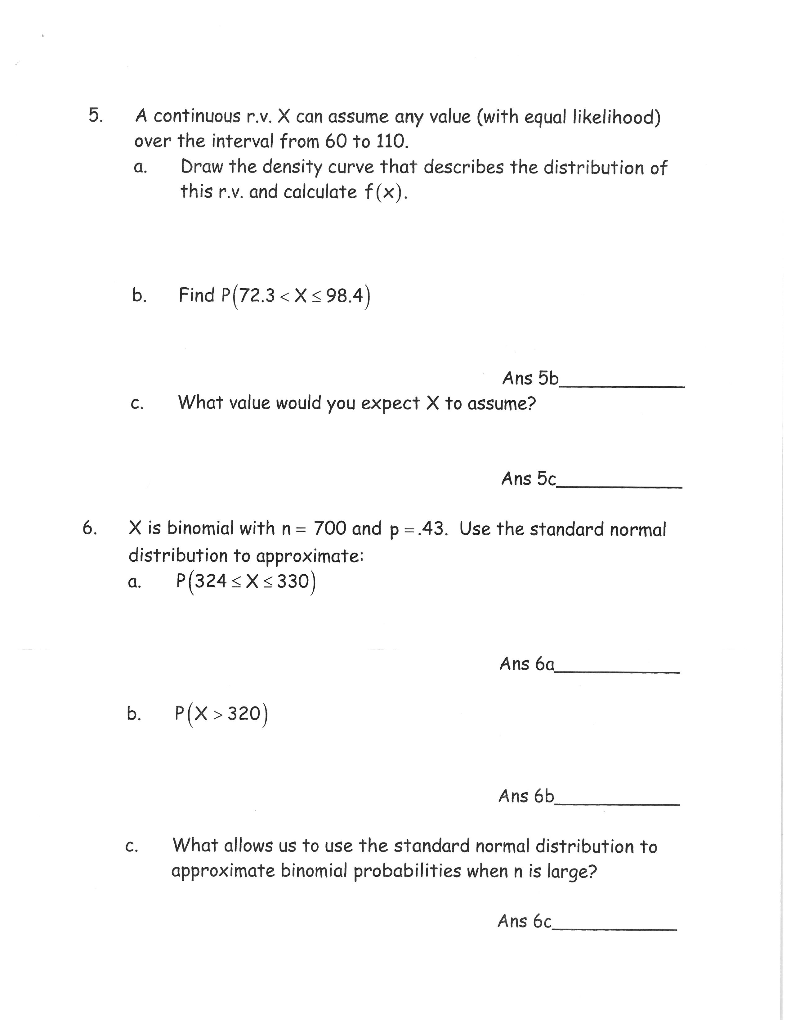 Solved A continuous r.v. X can assume any value (with equal | Chegg.com