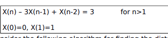Solved Solve the linear second-order recurrence relation | Chegg.com