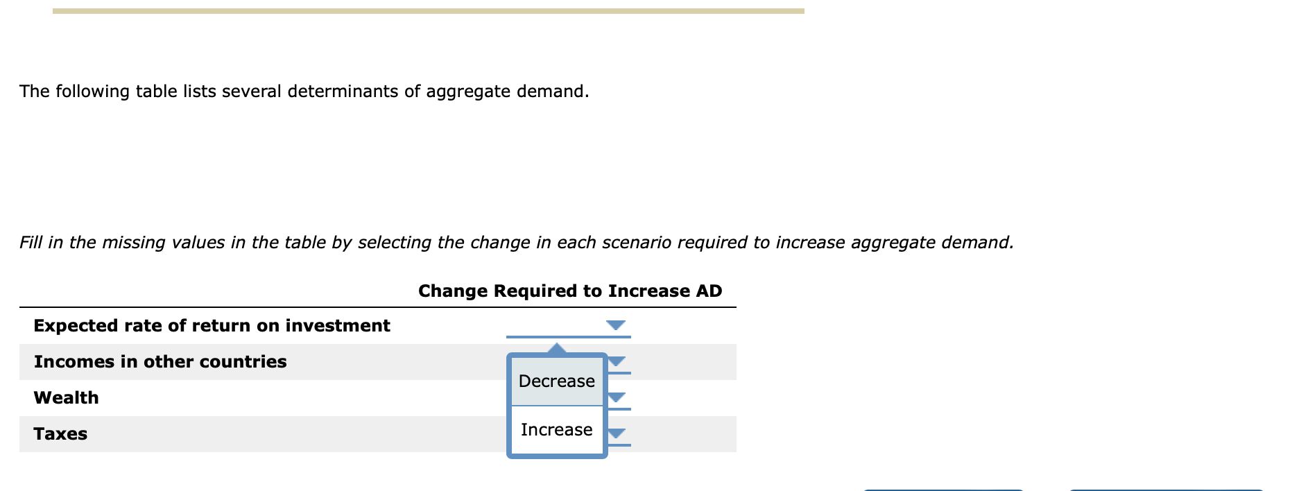 Solved 4. Determinants of aggregate demand The graph below | Chegg.com