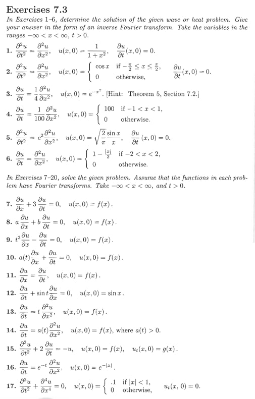 Solved Exercises 7.3In ﻿Exercises 1-6, ﻿determine the | Chegg.com