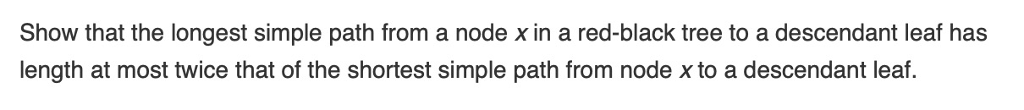 Solved Show that the longest simple path from a node x in a | Chegg.com Solved Show that the longest simple path from a node x in a | Chegg.com