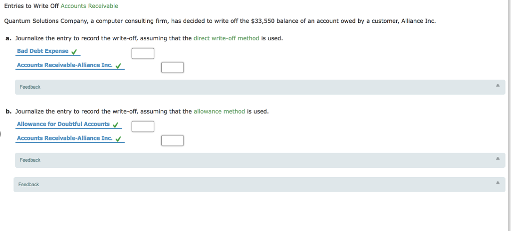What is the entry to write-off accounts receivable? Leia aqui: What is ...