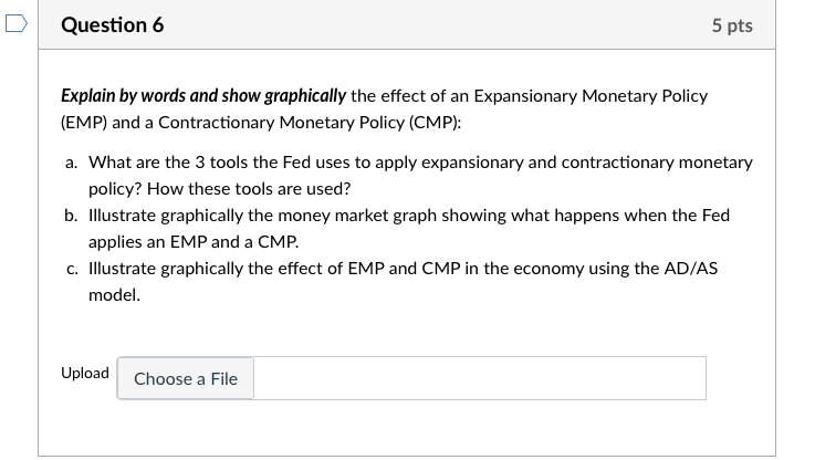 Solved Explain by words and show graphically the effect of | Chegg.com