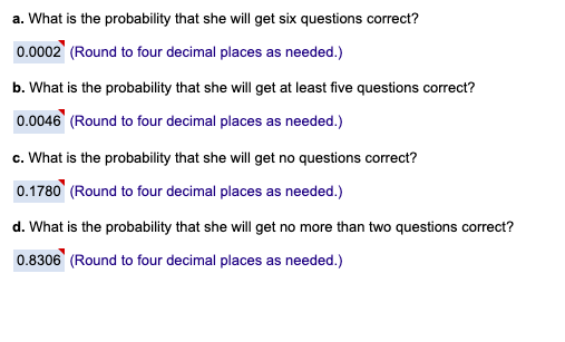 Solved A student is taking a multiple-choice exam in which | Chegg.com