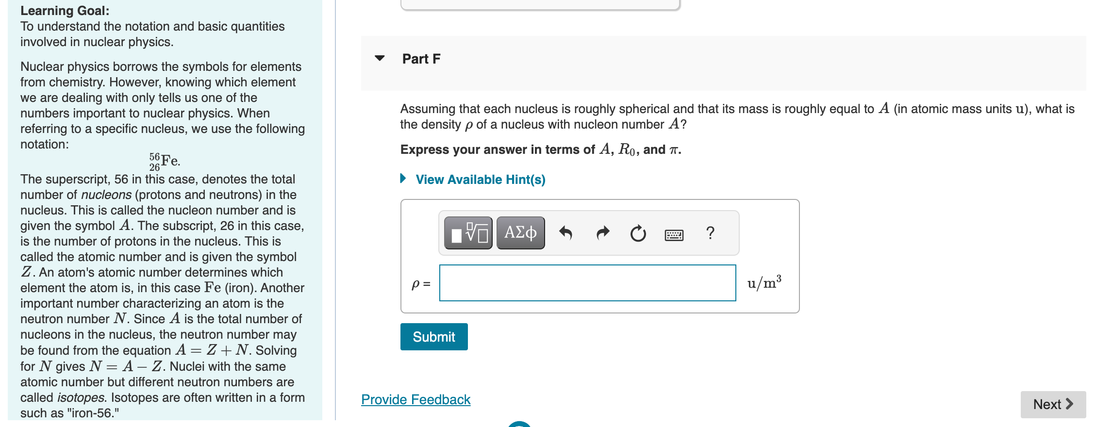 Solved Learning Goal: To understand the notation and basic | Chegg.com