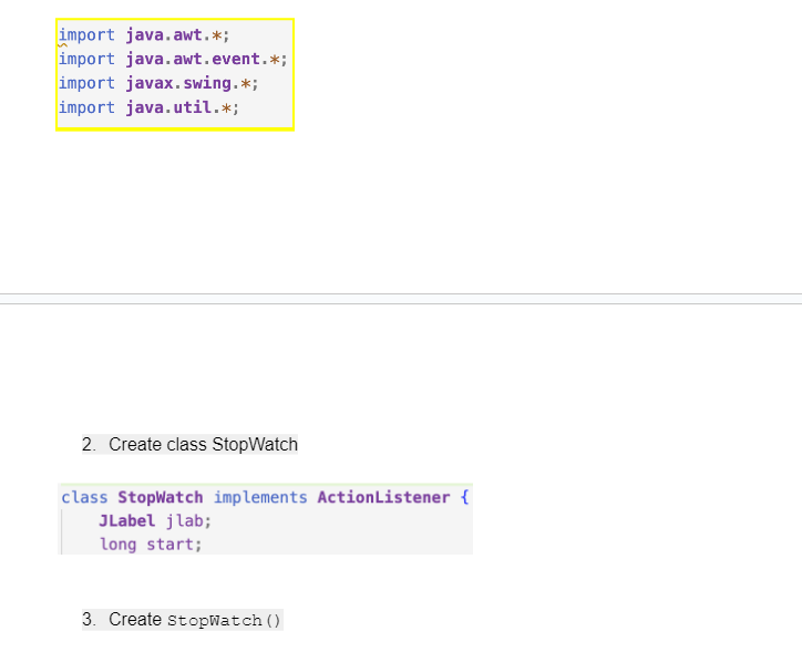 Solved import java.awt.*; import java.awt. event.*; import | Chegg.com