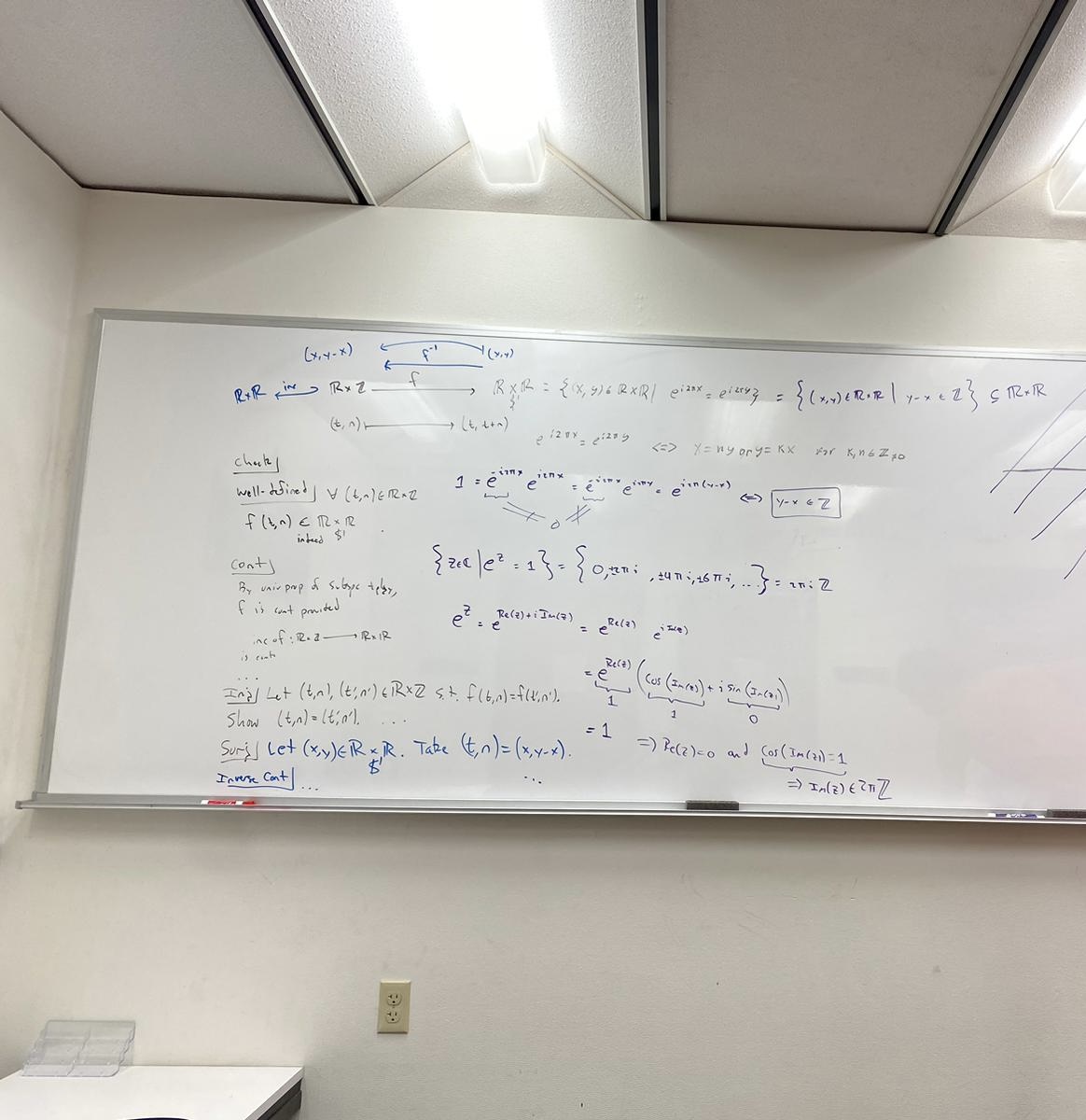 Solved (2) (Scoring) Consider the continuous map exp: | Chegg.com