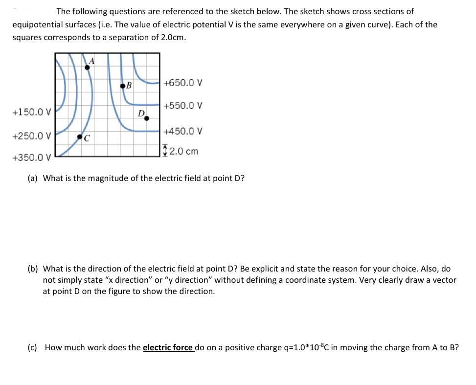 Solved The following questions are referenced to the sketch | Chegg.com
