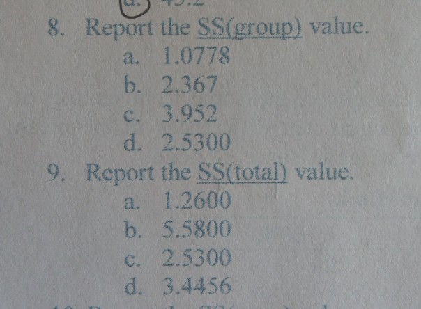 Solved Biology 3000, Biostatistics Homework #4 Instructions: | Chegg.com