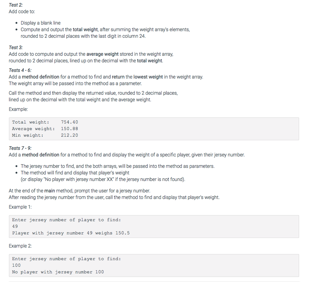 Solved 13.22 Lab Program: Simple Arrays Analyzing Football | Chegg.com