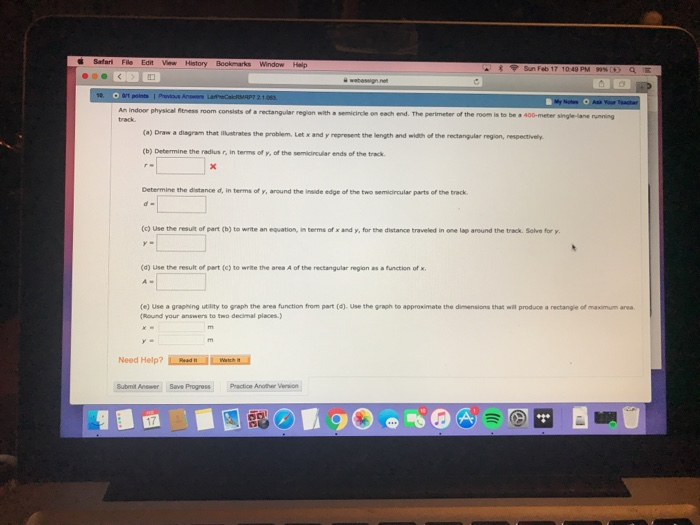 Solved Saturi File Edit View Sin Feb 17 1049 PM 99% : ,) a | Chegg.com