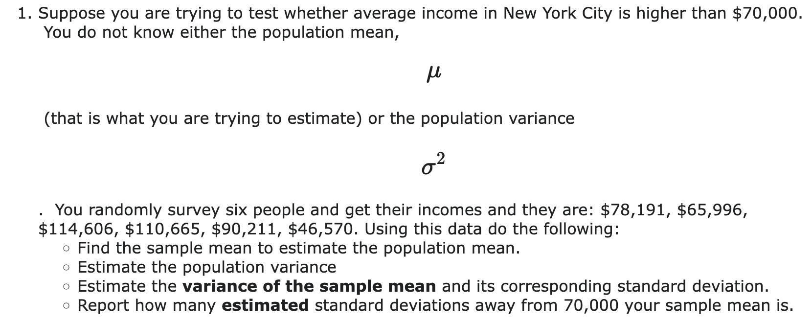 Solved 1. Suppose you are trying to test whether average | Chegg.com