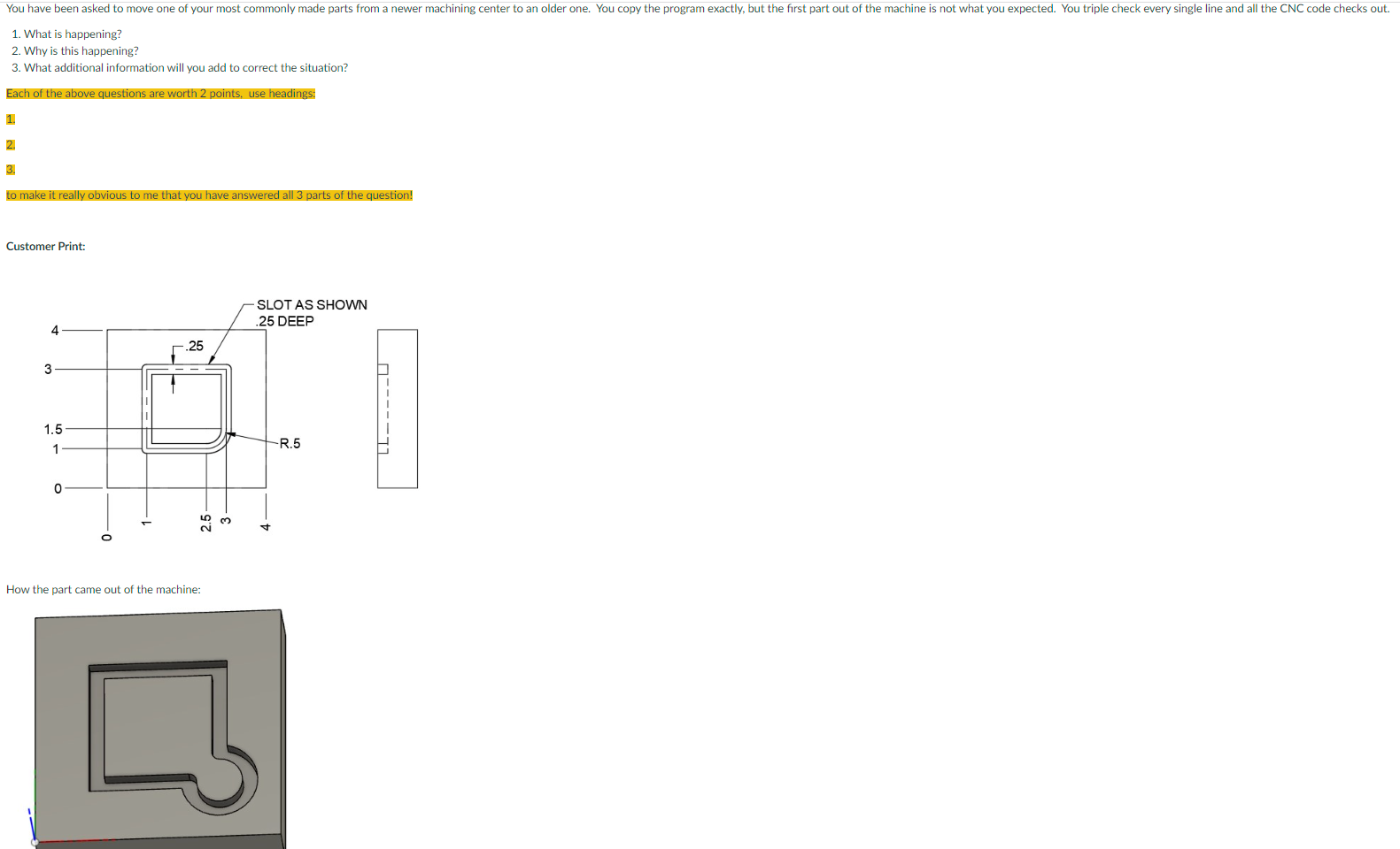 Solved 1. What is happening? 2. Why is this happening? 3. | Chegg.com