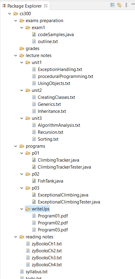 I need help with File Explorer class. I put notes in | Chegg.com